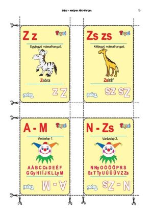 Magyar ABC kártya | Tapsi